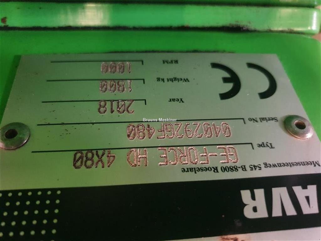 AVR GEFORCE 3,3 M. d'occasion - Outils du sol (viticole) - 2018